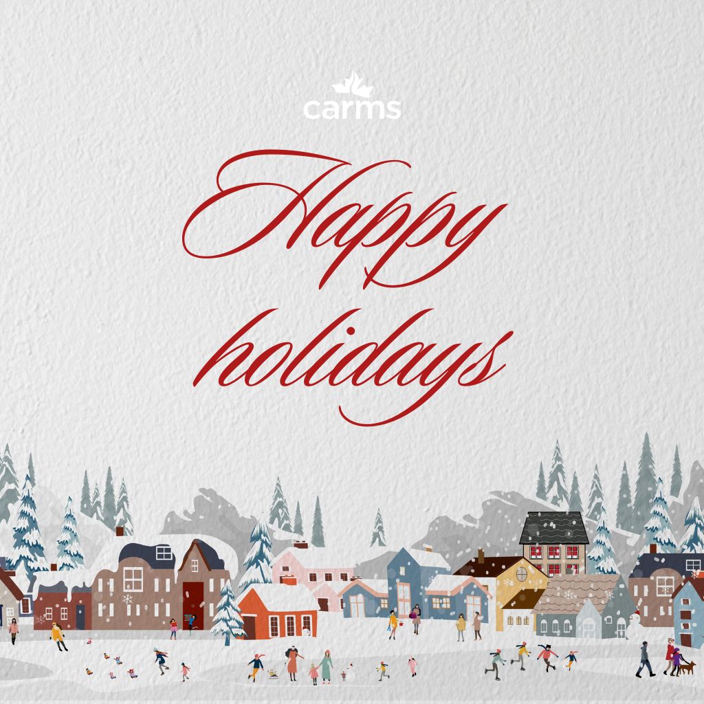 Happy Holidays from the CaRMS family to yours - CaRMS
